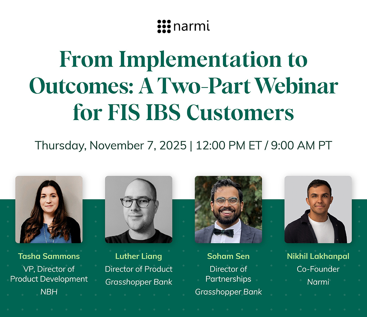 From Implementation to Outcomes: A Webinar for FIS IBS Customers
